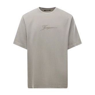 Jacquemus Homme, Tops, Beige, Taille: 2XL T-S manches courtes-Jacquemus-Homme-TSM00631AJ00045