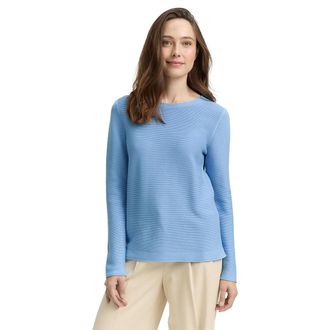 Tom Tailor Damen 1016350 Pullover, 34587 - Light Fjord Blue, XXL EU
