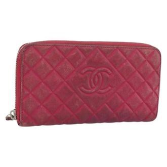 Chanel Pre-owned Vintage Long Wallet - - Pre-owned - Damen - Rosa - ONE SIZE