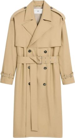 Ami Klassischer Trenchcoat - Nude