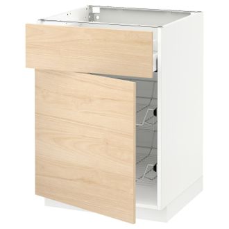 IKEA METOD / MAXIMERA Unterschrank mit Drahtkorb/Tür