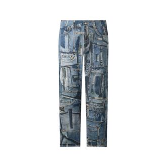 Roberto Cavalli Patchwork Capsule Collection Jeans - - Jeans - Herren - Blau - W36