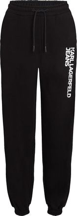 Karl Lagerfeld Karl Lagerfeld Jeans, Damen, Essential Logo Slim Sweatpant, Slim Fit, Schwarz, L