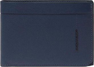 Piquadro Homme, Accessoires, Bleu, Taille: ONE Size Portefeuille avec fen&ecirc;tre didentification rabattable