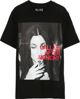 Elite t-shirt à imprimé graphique - Noir