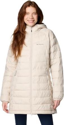 Columbia Manteau intermédiaire Powder Lite II, doublure réfléchissante, tissu résistant à leau, poche intérieure sécurisée, poches pour les mains zippées - Fem