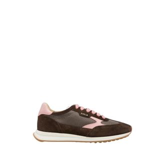 Furla Retro Schn&uuml;r-Sneaker - - Shoes - Damen - Braun - 39 EU