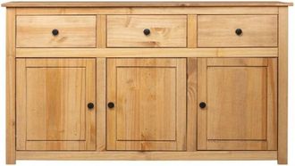 Les Tendances Buffet 3 portes 3 tiroirs pin massif clair Iris