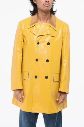 Maison Margiela MM14 Wasserabweisender Trench mit Velourskragen Maison Margiela