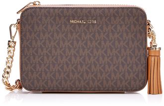 Michael Kors 32F8GF5M2B-200 JET SET MD CAMERA BAG Women braun Size One Size