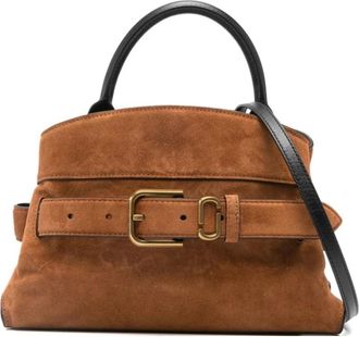 Marc Jacobs Femme, Sacs, Brun, Taille: ONE Size The Satchel Small Leather Shoulder Bag