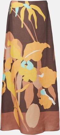 Faithfull The Brand Maxirock Martina aus Leinen