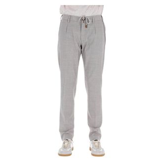 Eleventy Tapered-Hose mit Tunnelzug - - Trousers - Herren - Grau - W32