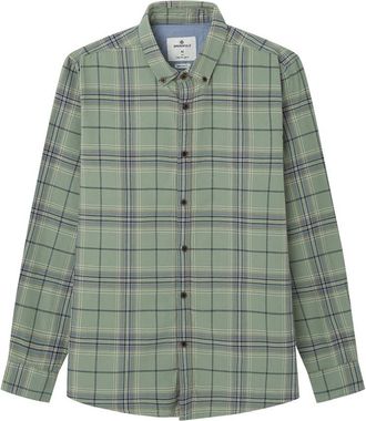 Springfield Herren 338171 Hemd, Standardgrün, XL