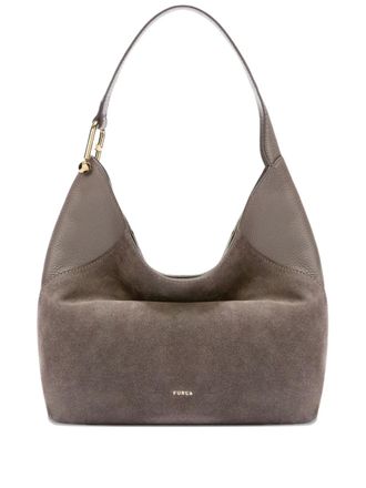 Furla M Lara logo-detail shoulder bag - Grau