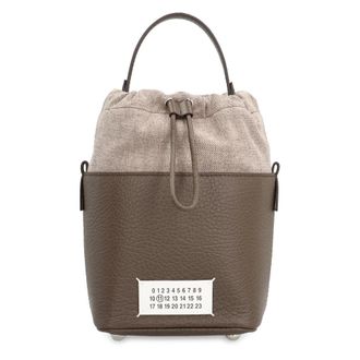 Maison Margiela Femme, Sacs, Brun, Taille: ONE Size Sac Seau en Cuir