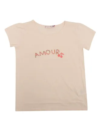 BONPOINT Cotton T-Shirt - Pink