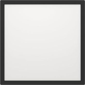 Eglo LED Deckenleuchte Rovito, runde Badezimmer Deckenlampe, Badlampe Decke aus Kunststoff in Schwarz und Wei&szlig;, Deckenbeleuchtung warmwei&szlig;-kaltwei&szlig;, IP44, 