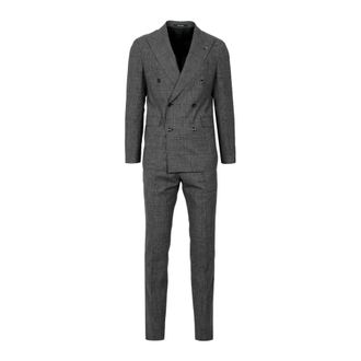 Tagliatore Zweireiher-Anzug - - Suits - Herren - Grau - XL
