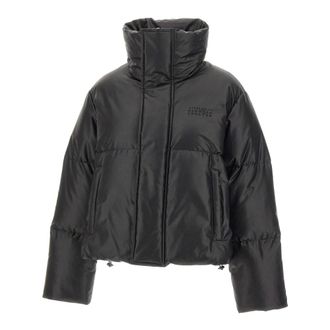 Maison Margiela Lederoptik-Daunenjacke - - Jackets - Damen - Schwarzk - M