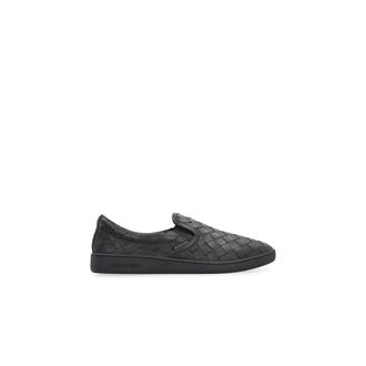 Bottega Veneta Homme, Chaussures, Noir, Taille: 39 EU Calfskin Low Top Baskets