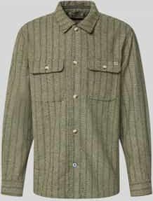 Scotch & Soda Relaxed Fit Hemdjacke mit Kentkragen und Brusttaschen