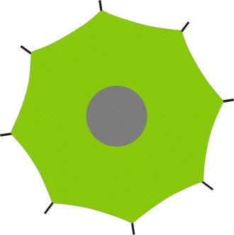 Generic Trampolinzelt - Sonnenschutz - Sonnenschutz und wasserdicht aus Oxford-Gewebe, Plane f&uuml;r Springen, Sportaktivit&auml;ten, Outdoor, Geburtstag und Picknick