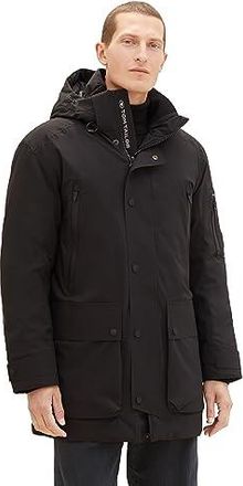Tom Tailor 1037354 Parka, 29999-Black, M Homme