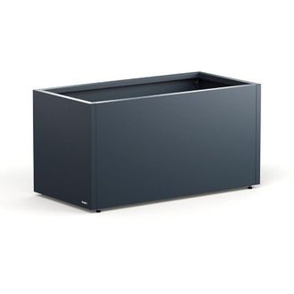 Herstera Garden Herstera Garden - Jardini&egrave;re en m&eacute;tal Cube Anthracite 100x50x50