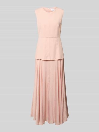 Jake*s Maxikleid aus Lyocell-Leinen-Mix mit 2-in-1-Look