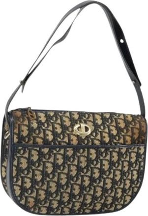 Dior Pre-owned Vintage Trotter Canvas Shoulder Bag - Femme - Pre-owned - Multicolore - Taille: ONE Size
