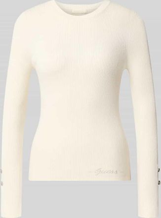 Guess Slim Fit Longsleeve aus Viskose-Mix Modell Ellie