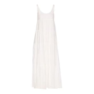 Michael Kors Ger&uuml;schtes Wei&szlig;es Sommerkleid - - Dresses - Damen - Wei&szlig; - XL