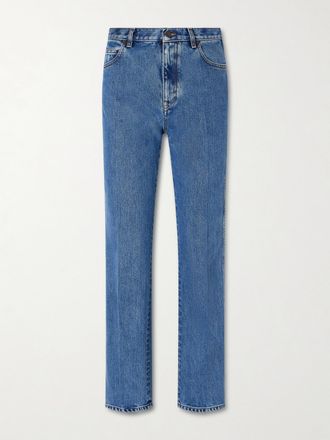 Loro Piana Brooke Verk&uuml;rzte Jeans Mit Schmalem Bein Und Halbhohem Bund - Blau