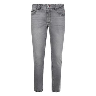 Philipp Plein Homme, Jeans, Gris, Taille: W34 Jeans skinny