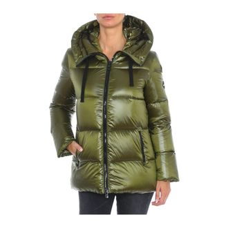 Vuarnet Gef&uuml;tterte Kapuzenjacke mit Rei&szlig;verschluss - - Jackets - Damen - Gr&uuml;n - XS