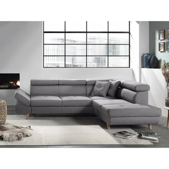 Best Mobilier Bestmobilier - Linea - canap&eacute; dangle droit convertible - 5 places - avec t&ecirc;ti&egrave;res