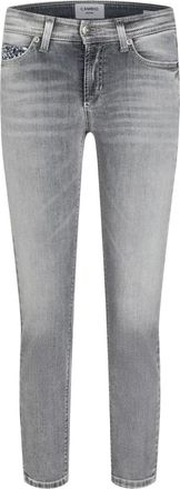 Cambio Piper short - - Jeans - Damen - Grau - 3XL