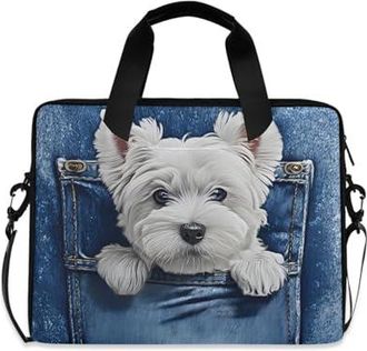 Alaza Sac pour ordinateur portable de 40,6 &agrave; 15,6 pouces, sac &agrave; bandouli&egrave;re pour ordinateur portable de 40,6 &agrave; 15,6 pouces, sac fourre-tout pour femme, homm