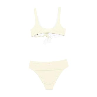 Fisico Knot Detail Low-Rise Briefs - - Swimwear - Damen - Gelb - M