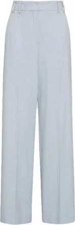 Marella Femme, Pantalons, Bleu, Taille: 38 FR Wide Pantalons