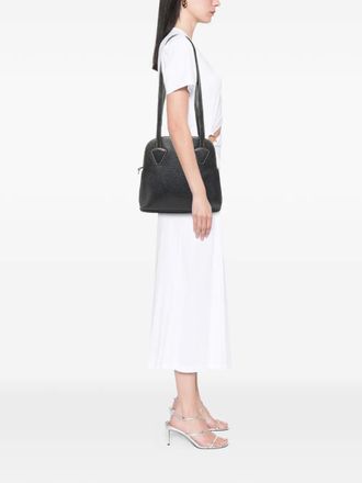 Loewe sac port&eacute; &eacute;paule en cuir (2010-2025) - Noir