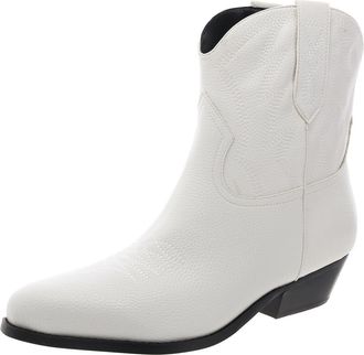 Guess Damen Ginette Stiefelette, White 140, 38 EU