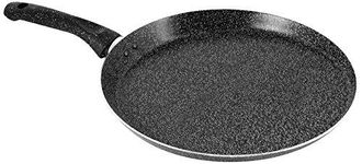 hOme Home Stone Krepp-Pfanne Antihaft, Aluminium, Antrazit, 28 cm