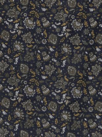 Kiton Mens Paisley Fringed Scarf Aw26 M