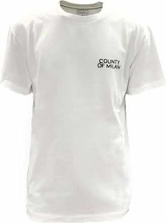 Marcelo Burlon Homme, Tops, Blanc, Taille: M T-Chemises