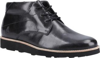 Hush Puppies Kennedy Bottes en cuir noir pour homme, Noir, 41 EU