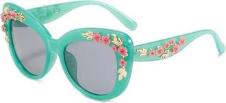 Generic Lunettes de soleil rétro oeil de chat pour homme et femme