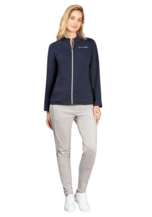 Hajo Damen Freizeit Jacke Klima-Komfort, marine,38