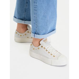 Converse Sneakers aus Stoff Converse Chuck Taylor All Star Heathered Glam A17597C Beige